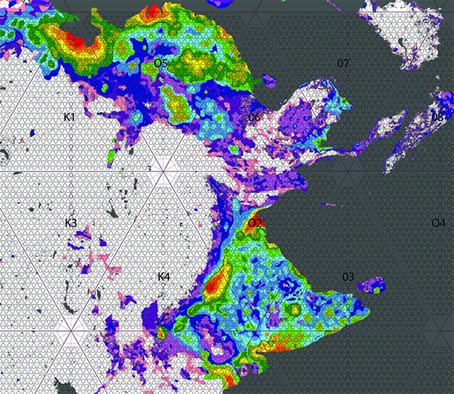 Terreform : Studies: Bio City World Map of 11 Billion People ...