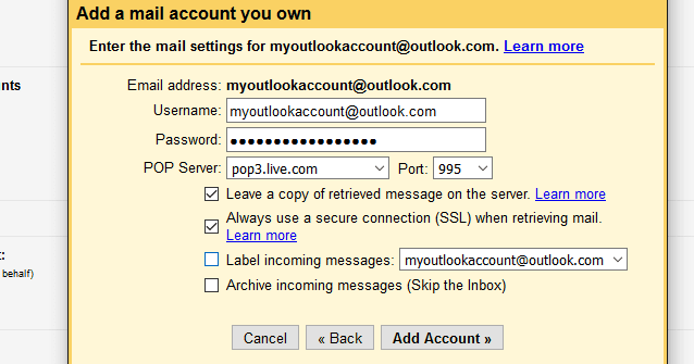How to Send and Receive Outlook and AOL Emails From a Gmail Account