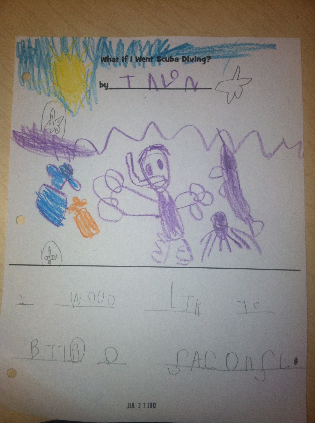 Kindergarten Kiosk: Ocean Thematic Unit