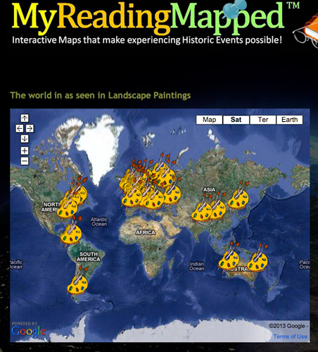 The Art of the Landscape: Mapping landscape paintings on Google Maps