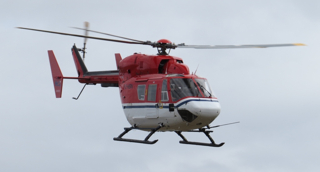 Central Queensland Plane Spotting: Heli Niugini Kawasaki BK-117 ...