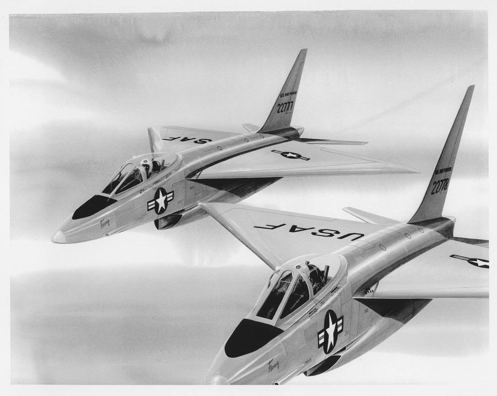 SNAFU!: Northrop N-102 Fang Concept Drawings.