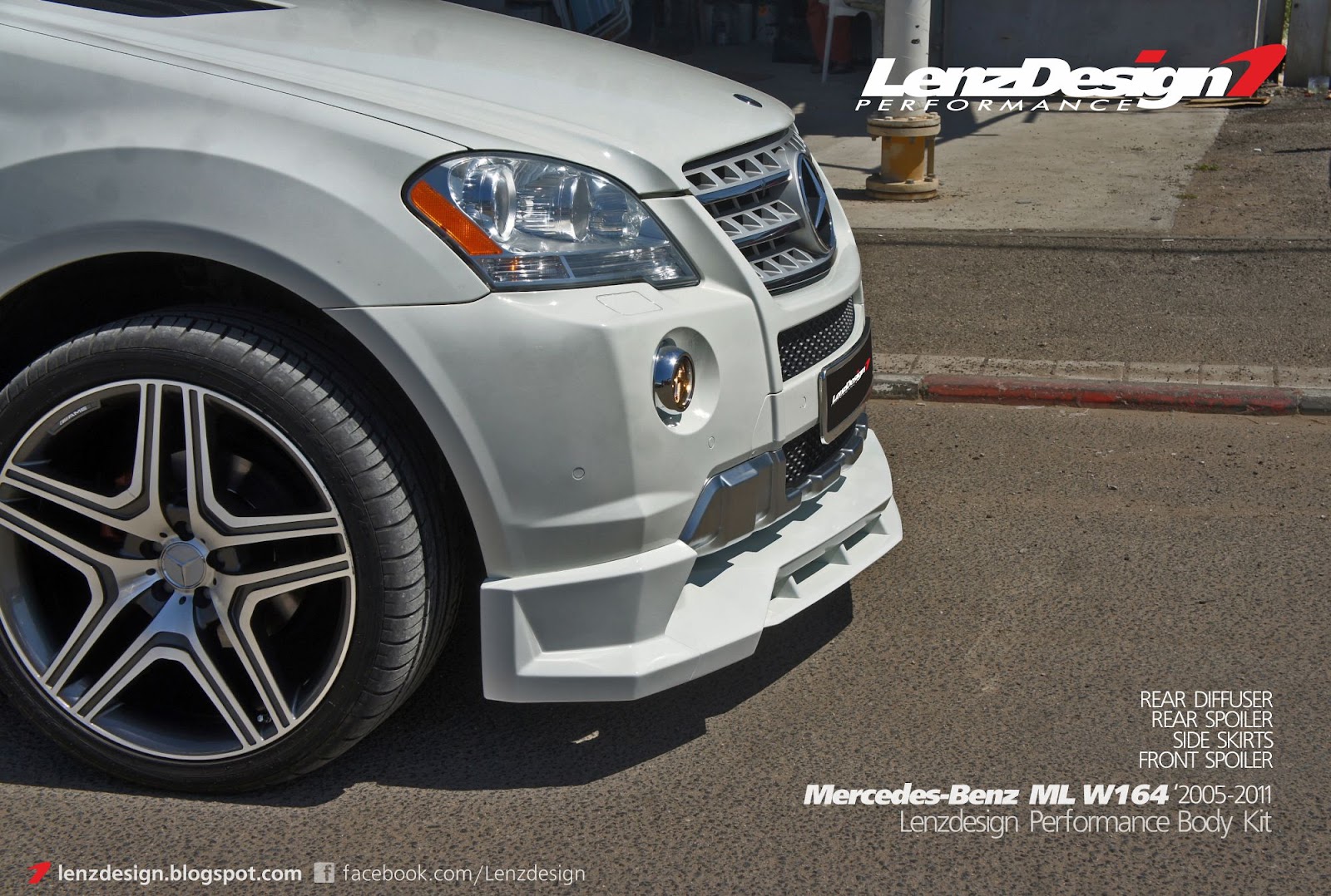 Mercedes-Benz ML W164 Lenzdesign Bodykit & Spoilers