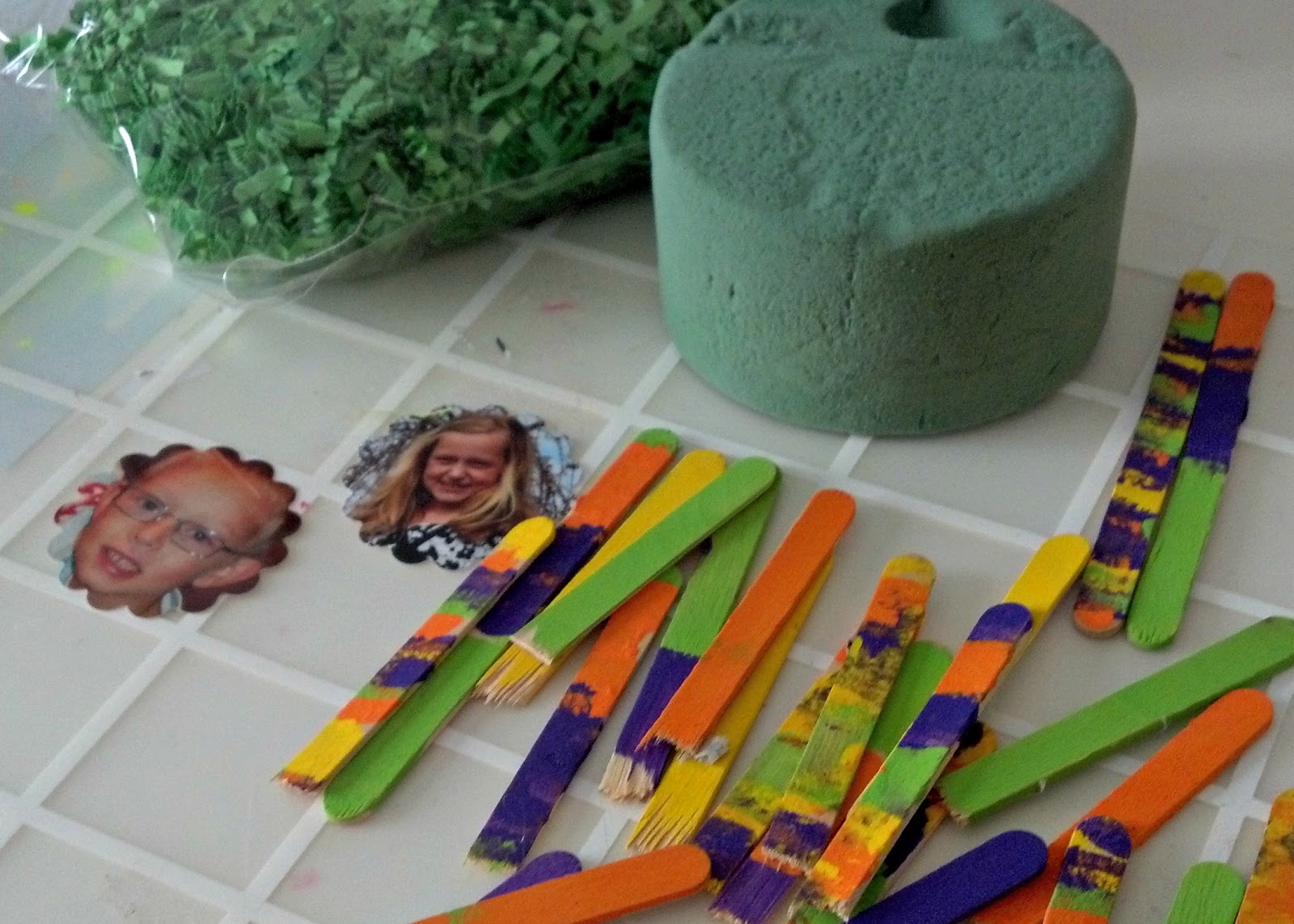 crazylou: Photo Garden Spring Craft