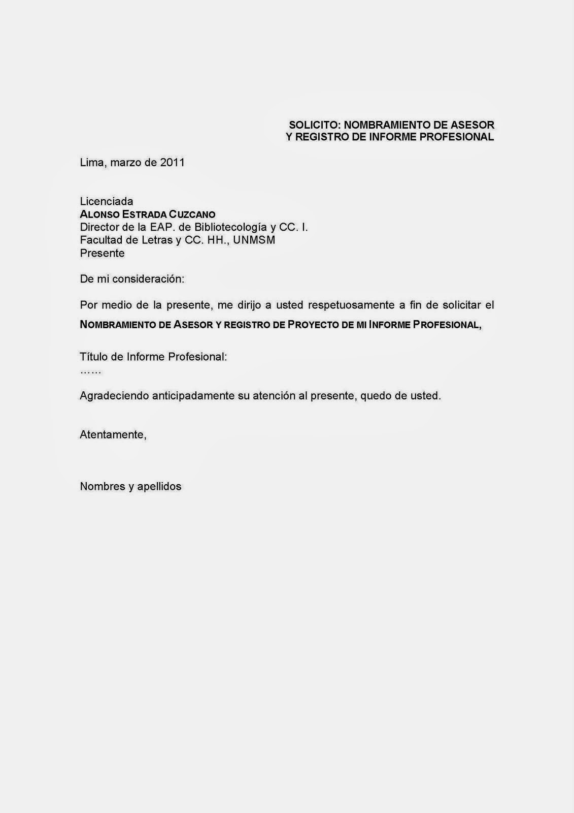 Lenguaje y Comunicaciòn: La solicitud