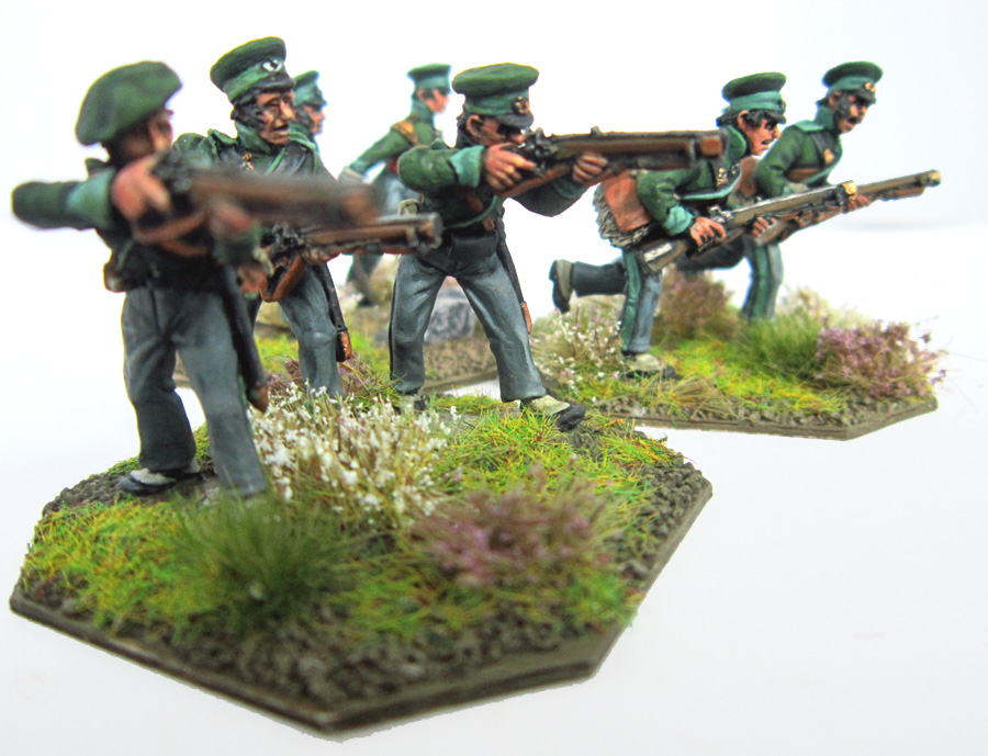 Analogue Hobbies: From KaweWZ: 28mm Napoleonic Hanoverian Jaegers (40 ...