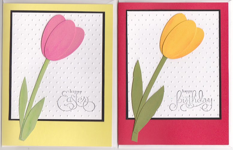 ART - just do it!: Cardmaking - March - tulip card