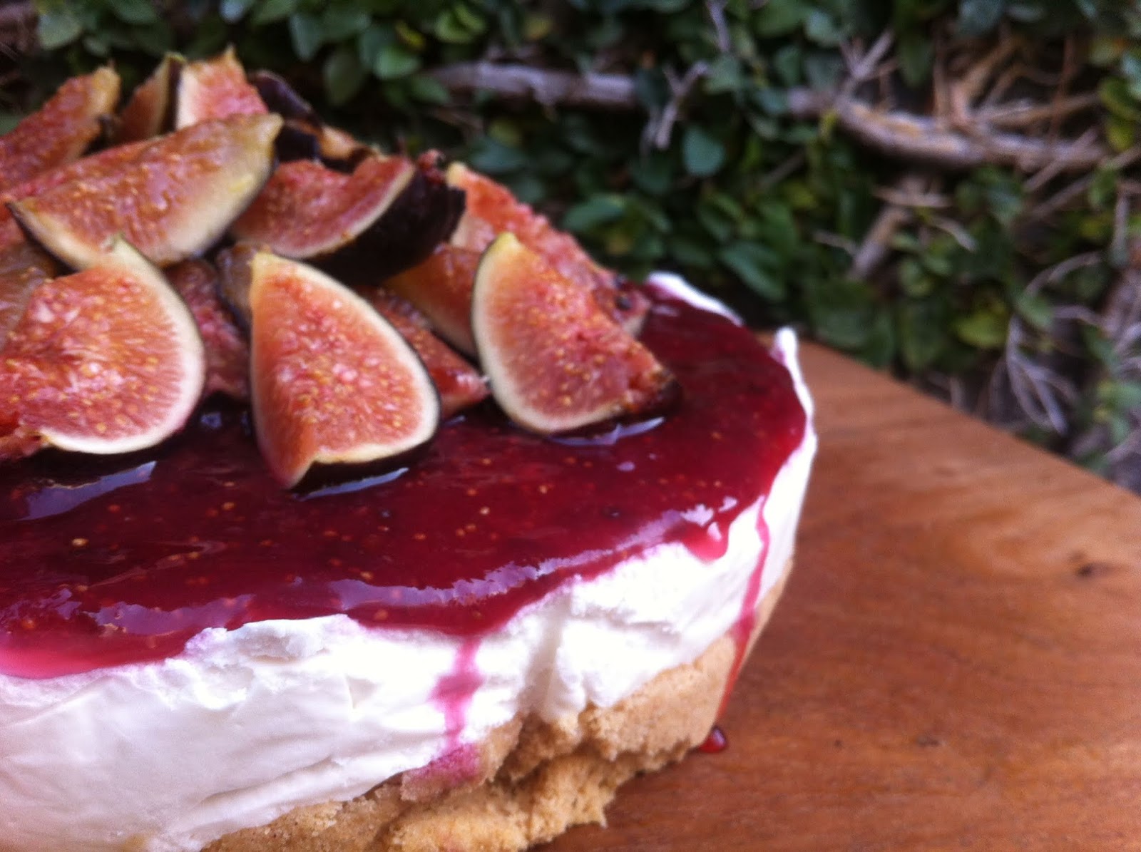 MY COOKING TIME: Cheesecake Frío de Queso de Cabra con Higos