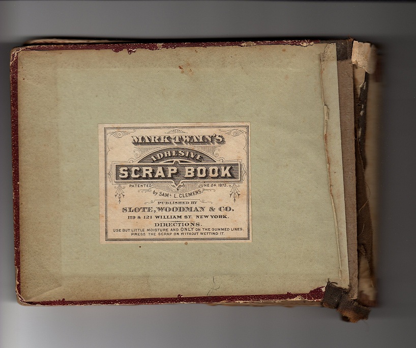 The Tree Ward: Mark Twain's Adhesive Scrapbook in Our Treasure Chest