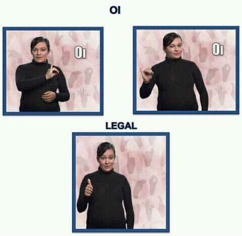 Lingua Portuguesa faz bem para os surdos: Oi.