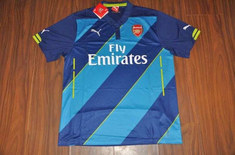 Jersey Arsenal 3rd (Third) 2014 - 2015 | Big Match Jersey | Toko Grosir ...