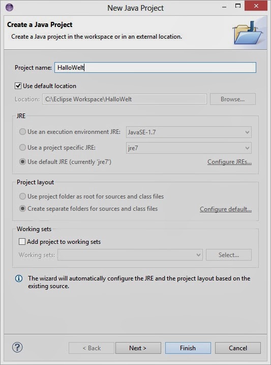 M-XPro: Das Programm "Hallo Welt" in Java