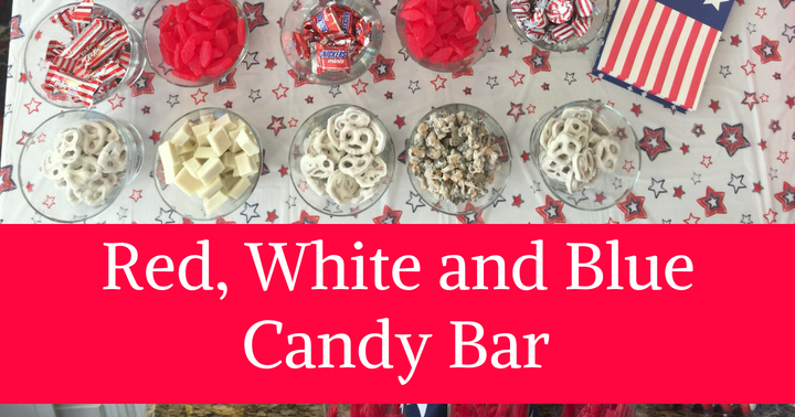 Red, White and Blue Candy Bar