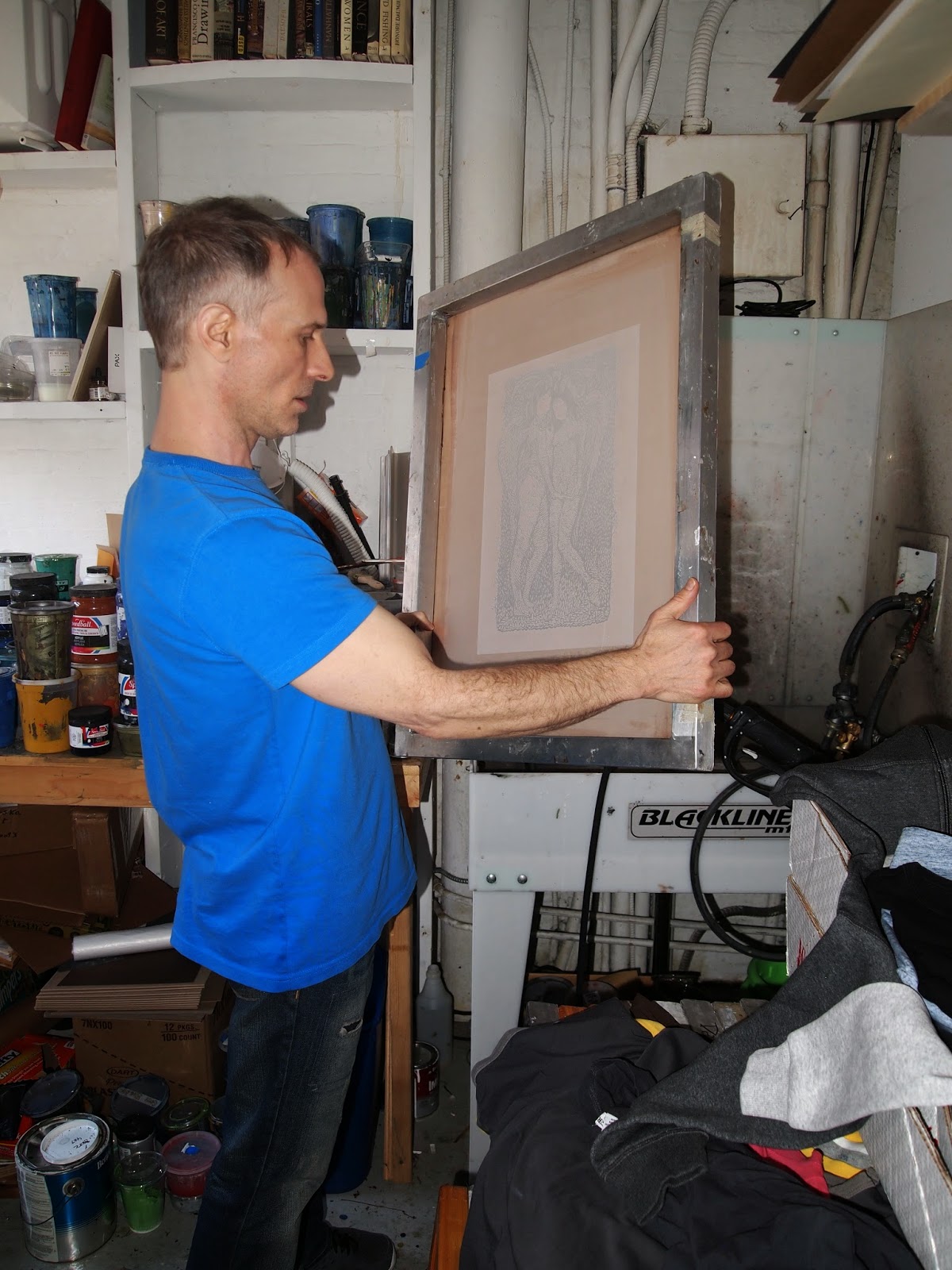 INSIDE THE ROCK POSTER FRAME BLOG: David Welker Studio Visit By Matthew ...