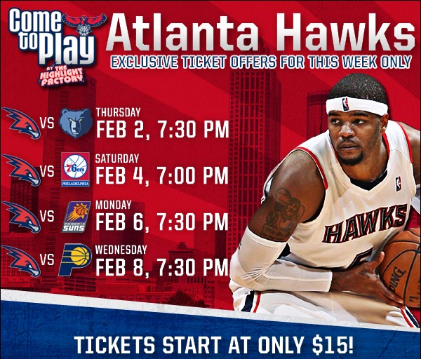 Everything Midtown Atlanta: Discount on Atlanta Hawks Tickets Just For ...