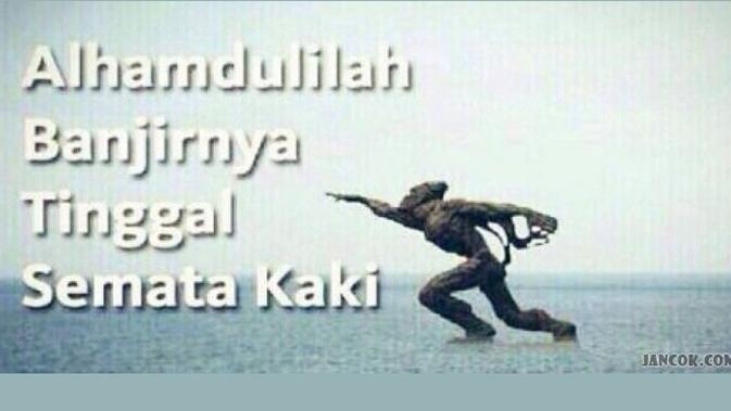 Lucu... Guyonan Lewat Meme Nyinyir, Banjir Jakarta - Telusuri Lagi