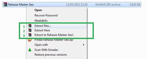 Blog Yudhistihira: CARA MEMBUKA FILE RAR