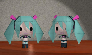 Vocaloid - Hatsune Miku Papercraft Model - PAPEROX FREE PAPERCRAFT
