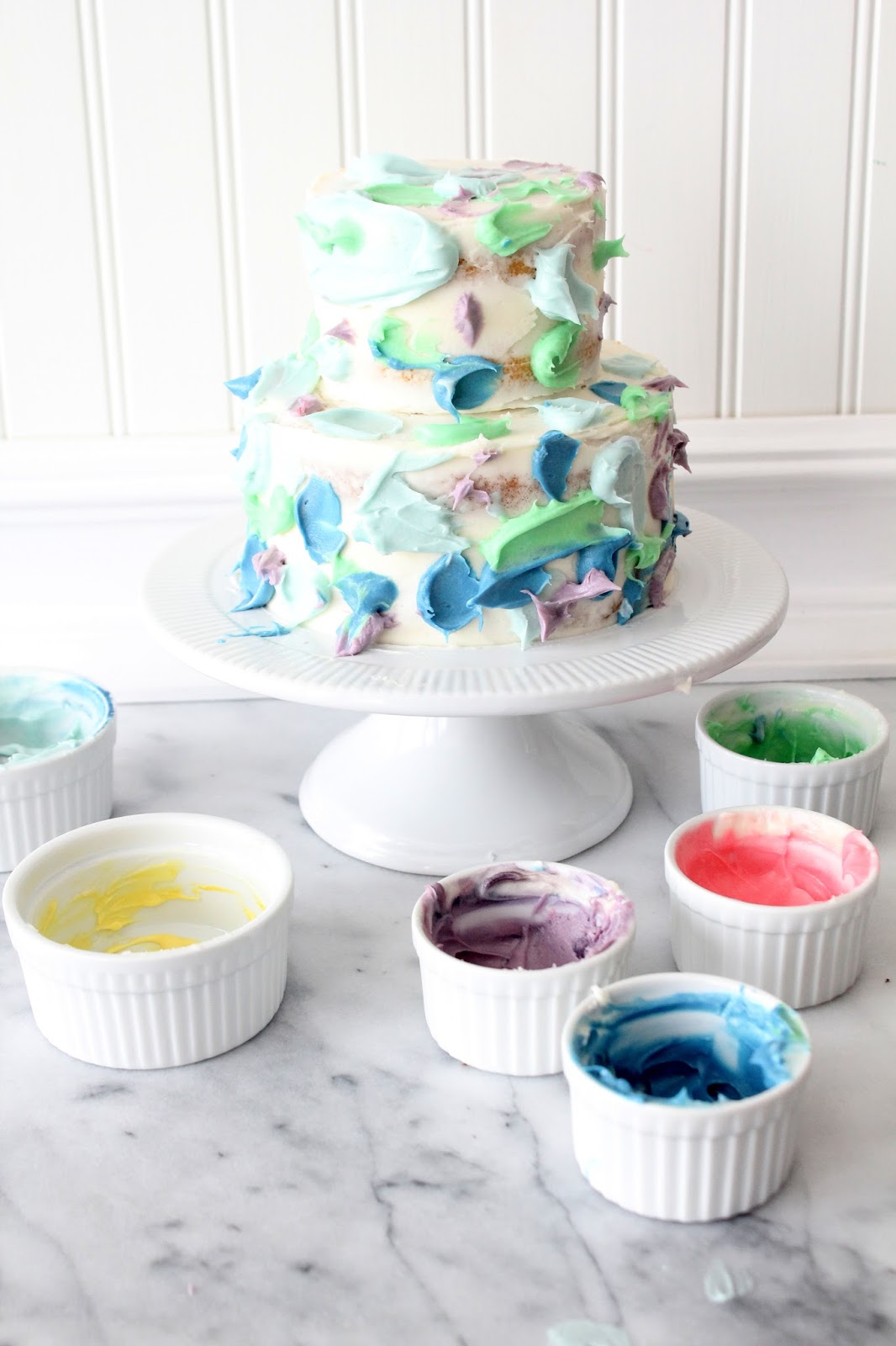 Cherry Tea Cakes: Watercolor Cake