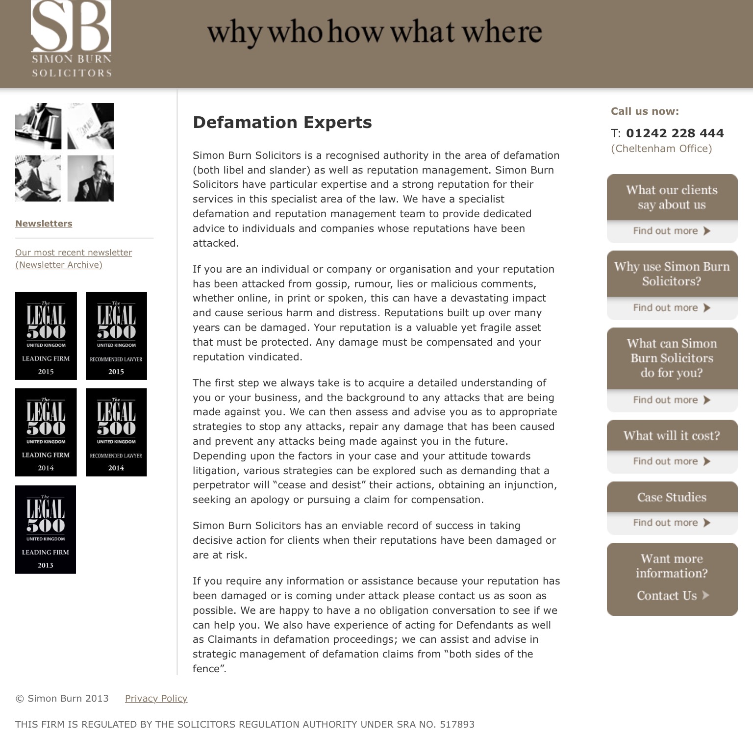 Sue for Defamation of Character