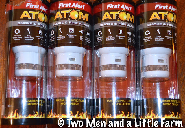 Two Men and a Little Farm: FIRST ALERT ATOM SMOKE AND FIRE ALARM