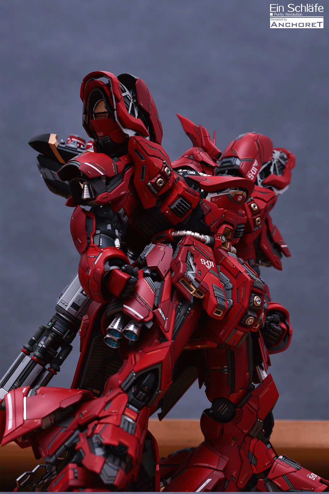 Custom Build: MG 1/100 MSN-04 Sazabi Ver. Ka [Detailed] '300,000 Yen ...