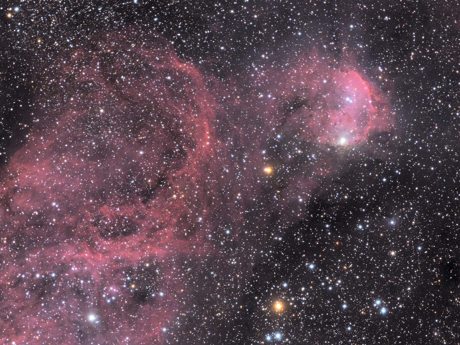 Astrofotografía: Gabriela Mistral Nebula (NGC 3324), open cluster in Carina