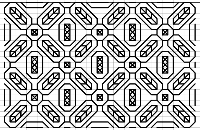 Imaginesque: Mill Blackwork Fill Pattern