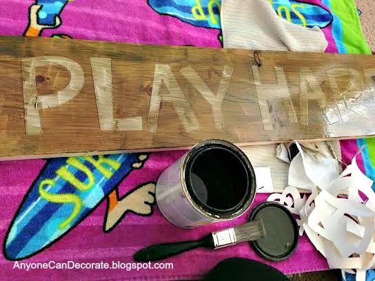 Anyone Can Decorate: Easy to Make - DIY Hand Painted Sign