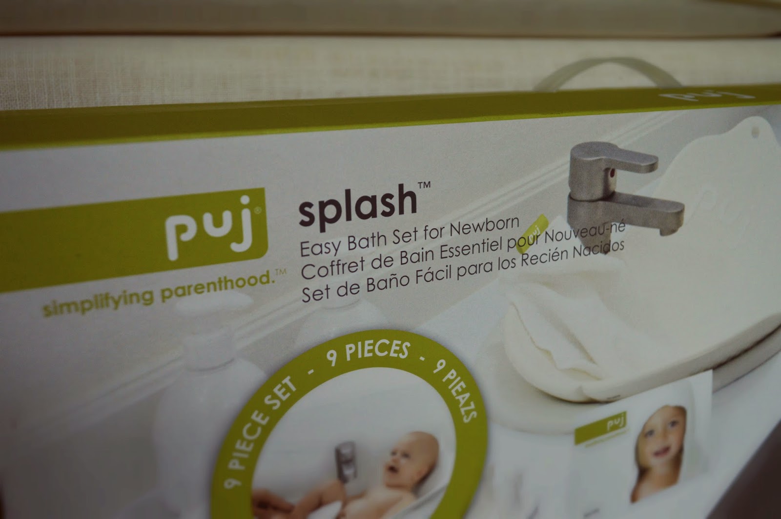 Diary of a Wife, Mama, Teacher: Puj Splash Newborn Bath Set {Review}