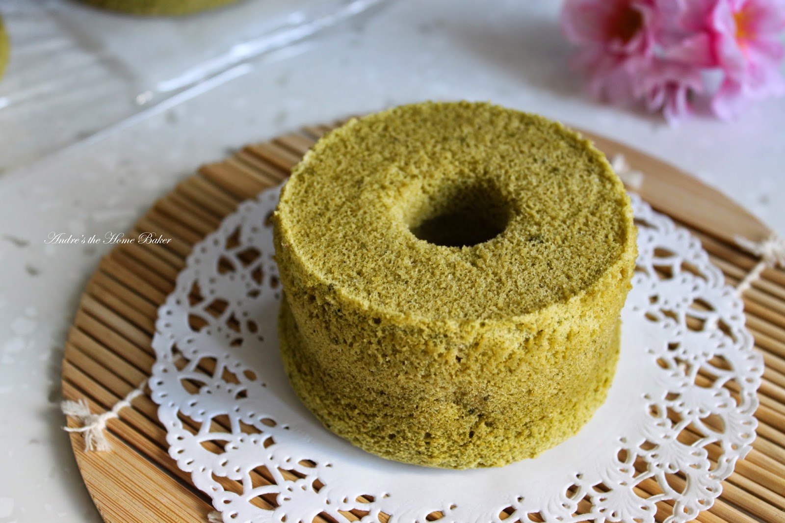 ♥ Matcha Green Tea Chiffon Cake ♥ ~ Andre's the Home Baker