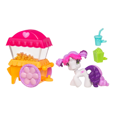 My Little Pony Sweetie Belle Popcorn Cart Singles Ponyville Figure ...