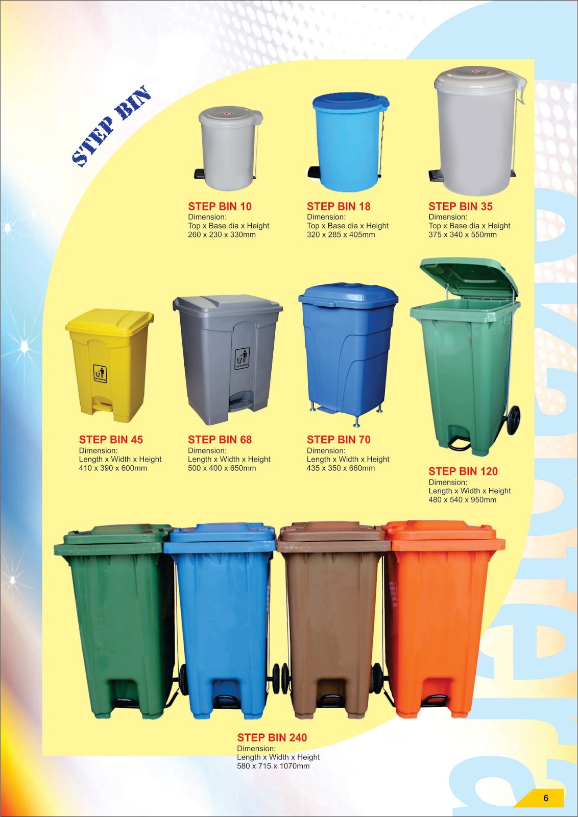 PENGILANG TONG SAMPAH DI MALAYSIA: PRODUCT CATALOUGE 2 Tong Sampah