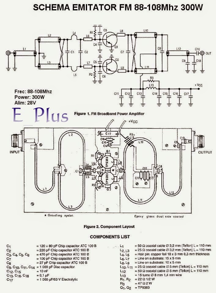 Elektronik Plus: Skema PA 150 Watt menggunakan 2X2694