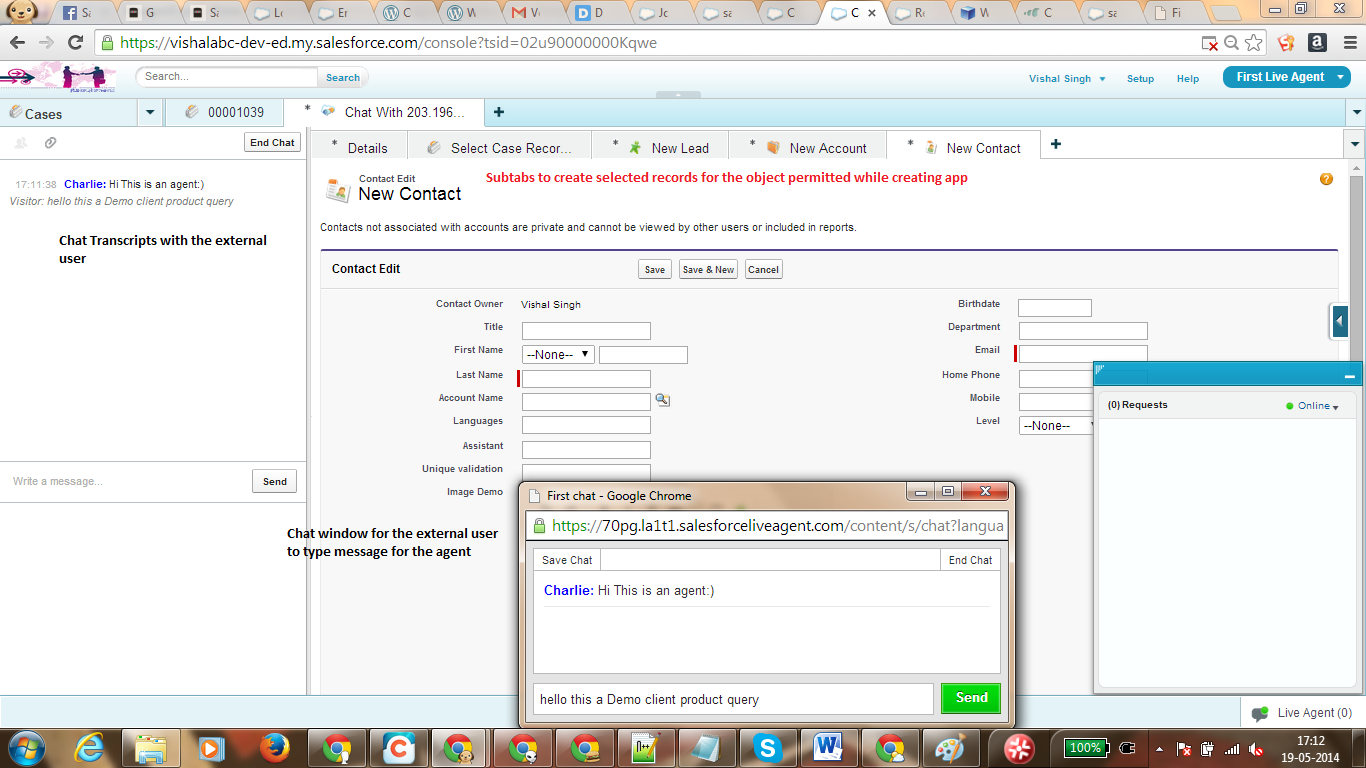 Salesforce Tricks/Topics: Salesforce Live Agent