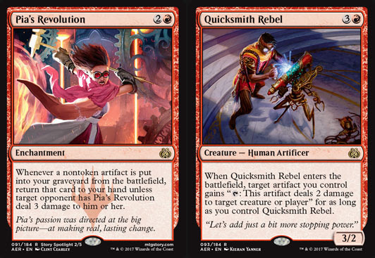 Magic the Gathering Adventures: Aether Revolt Review: Red