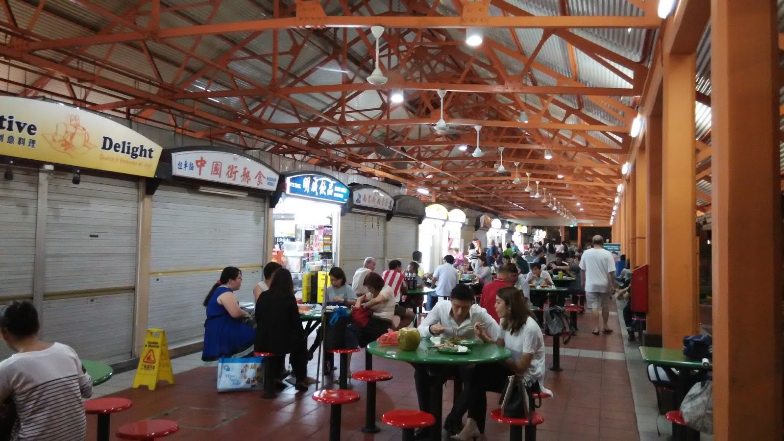 Our Journey : Singapore Chinatown MRT - Maxwell Food Court