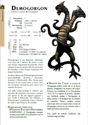 Dungeon Compendium: "E Vocês Veem o Demogorgon!" - Para Old Dragon!