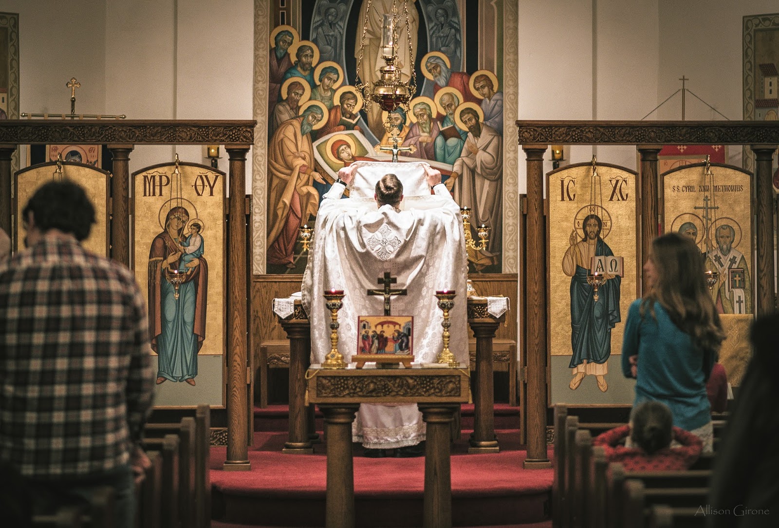 Byzantine Divine Liturgy - 16 Images & Video from St. Mary's, Weirton ...