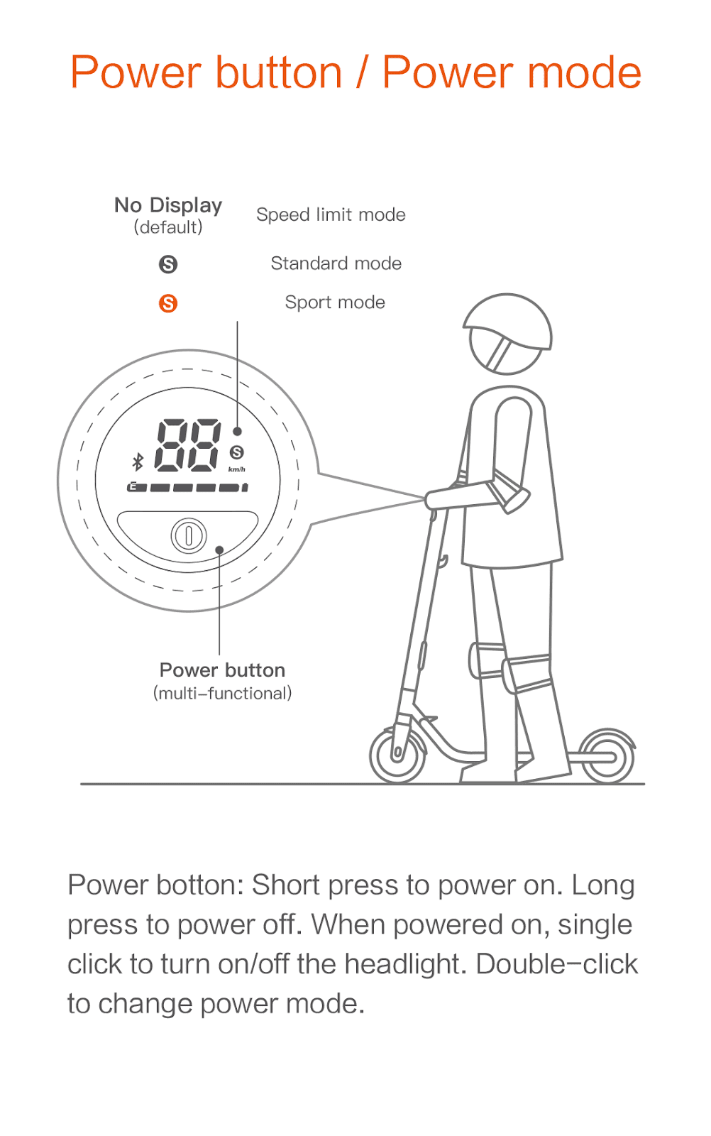 Hands On Bike: Ninebot by Segway ES2 E-Scooter: Handlebar and Power Modes