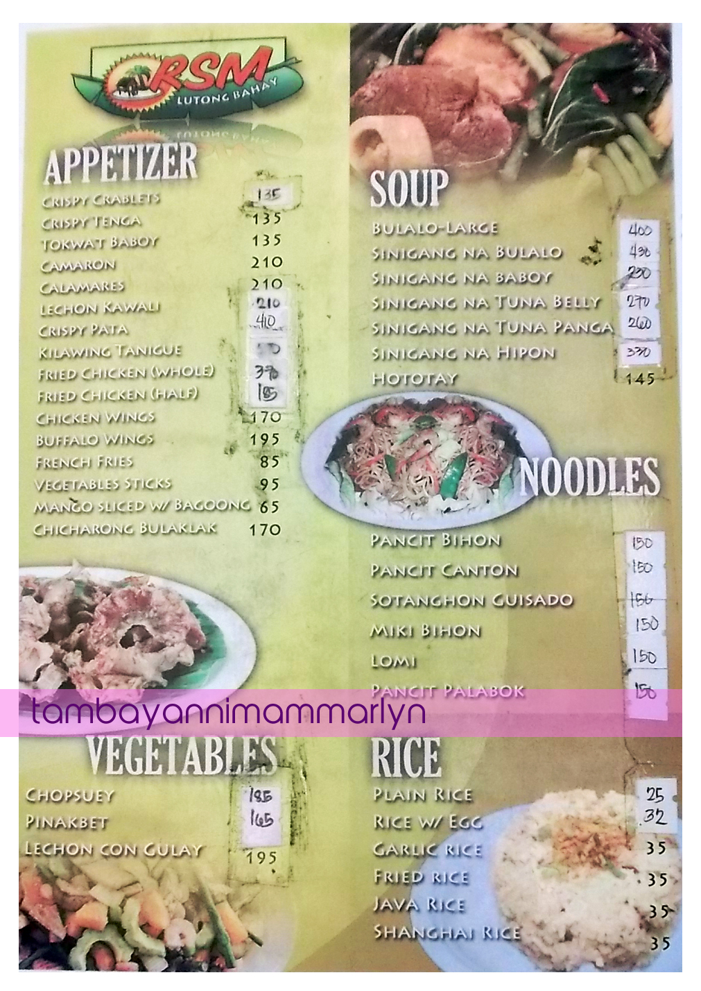 Tambayan ni Mam Marlyn: RSM Lutong Bahay