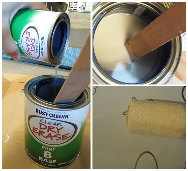 Cut, Craft, Create: DIY Dry Erase Table [educational: shapes, letters ...