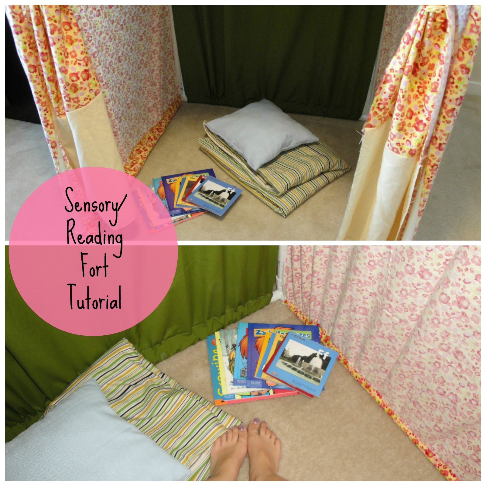 Little Miss Kim's Class: DIY Sensory/ Reading Fort