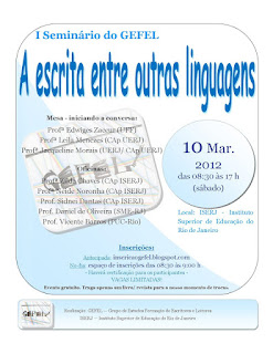 AlfabetizAção em Foco Oficial: Seminário GEFEL I/2012