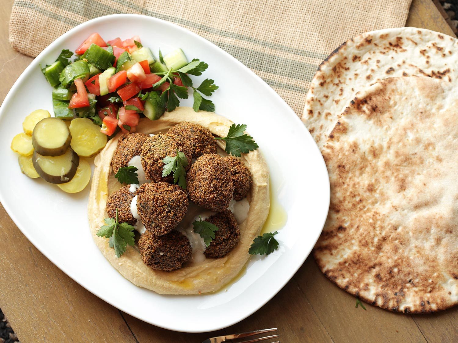 Easy, Herb-Packed Falafel Recipe | LEBANESE RECIPES