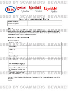 FRAUD FYI: Employment scam email with FAKE Employment Documents from Mr ...