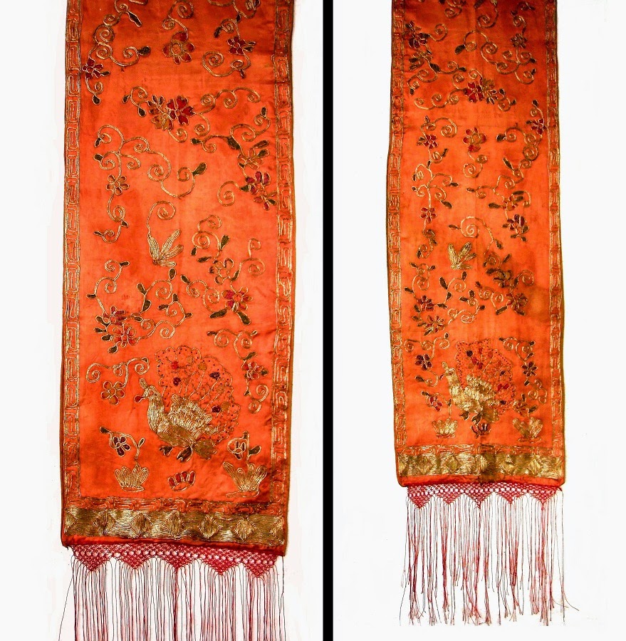 PATINA CINA PERANAKAN: STRAITS CHINESE SHOULDER CLOTH EMBROIDERY