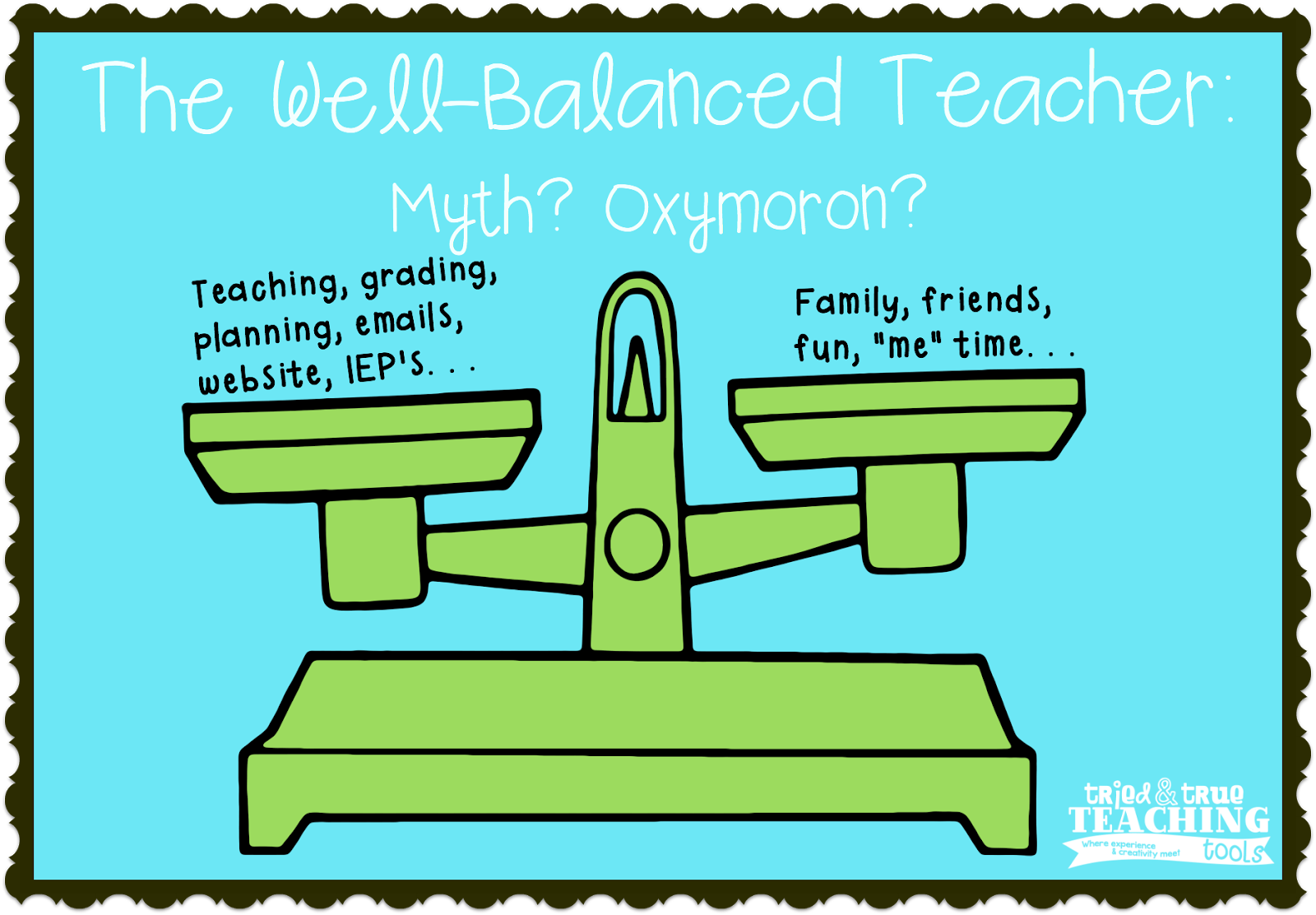The Well-Balanced Teacher, Part 1