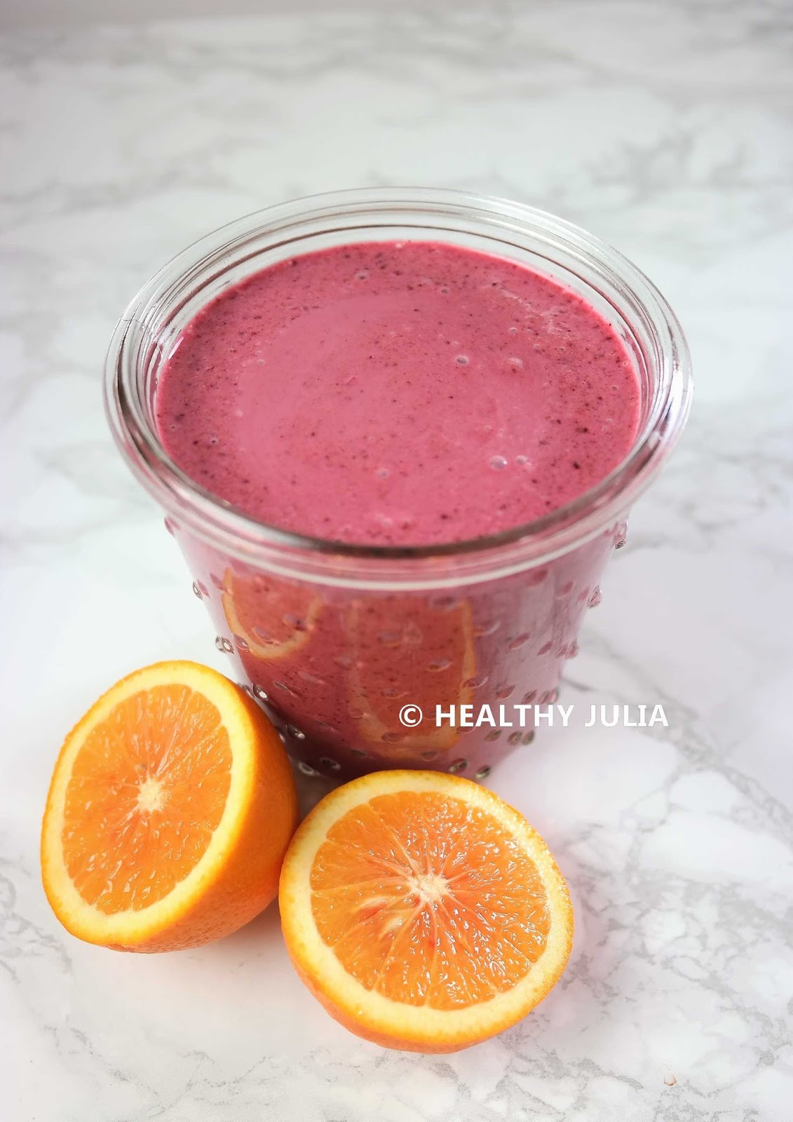 SMOOTHIE COCO-FRUITS ROUGES - Healthy Julia
