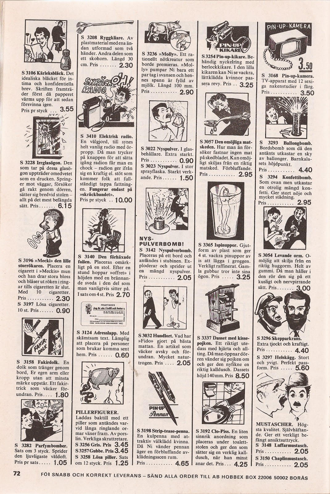 Krafsklotter: Vad var roligt 1971?